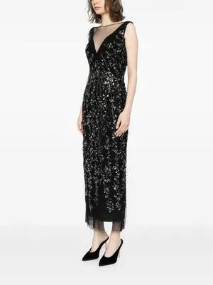 SAIID KOBEISY Sequin-embellished Gown