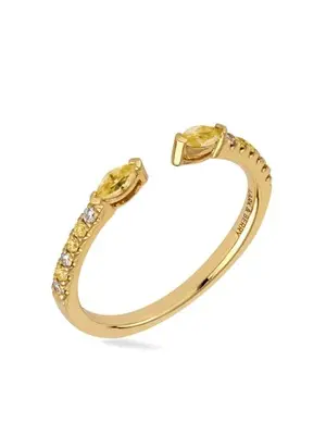 LARK & BERRY 14kt Yellow Veto Sapphire Stackable Ring