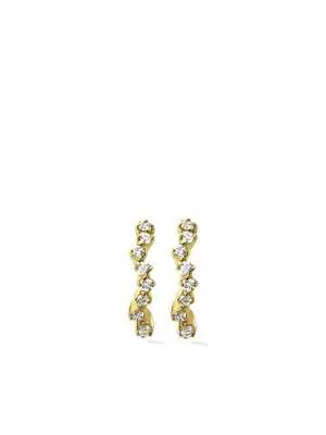 LARK & BERRY Night Wanderer Diamond Hoop Earrings - Gold