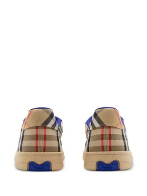 Burberry Terrace Check Sneakers - Neutrals