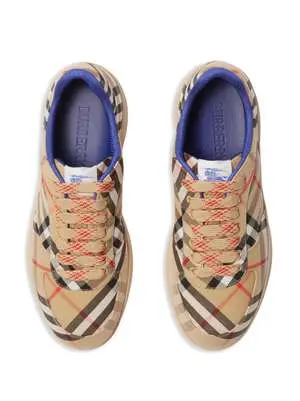 Burberry Terrace Check Sneakers - Neutrals