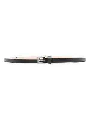 MAISON MARGIELA Buckle Leather Belt - Black