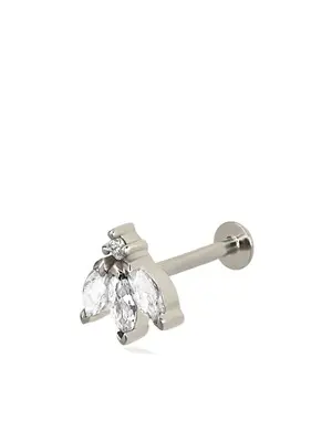 LARK & BERRY 14kt White Gold Diamond Stud Earring