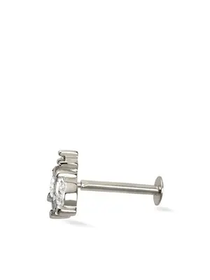 LARK & BERRY 14kt White Gold Diamond Stud Earring