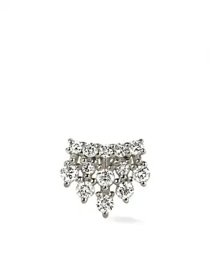 LARK & BERRY 14kt Gold Diamond Stud Earring - White