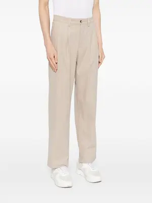 Sease Cotton Wide-leg Trousers