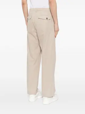 Sease Cotton Wide-leg Trousers