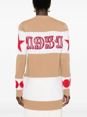 Max Mara Valido 1951-motif Striped Cardigan - White