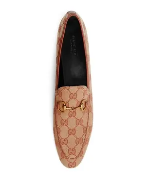 Gucci Gg Canvas Jordaan Loafers
