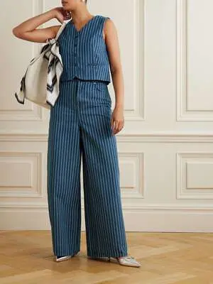 THE FRANKIE SHOP Sasha Wide-leg Jeans