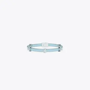 Tory Burch Icon Bio Bracelet Tory Silver/geyser