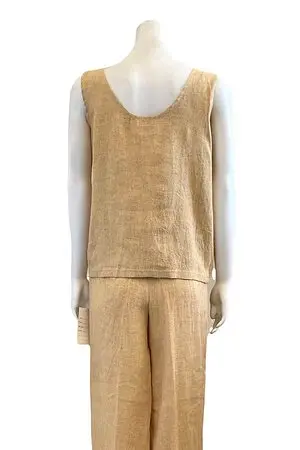 BUSYLADY BACA & THE GOODS 1990s Linen Tank Top