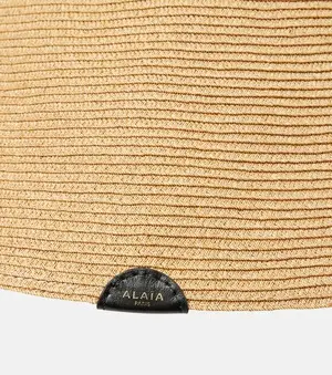 Alaïa Capeline Straw Cloche Hat