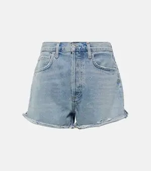 Women's Blue Denim Shorts