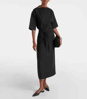 GIANVITO ROSSI Lindsay Slingback Flats - Black