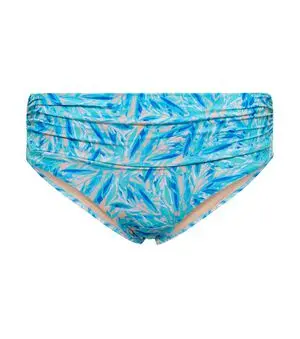 Melissa Odabash Melissa Odabash Bel Air Printed Bikini Bottoms Blue