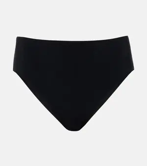 KARLA COLLETTO Basics High-rise Bikini Bottoms - Black