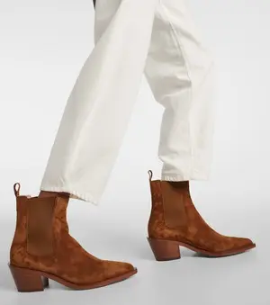 GIANVITO ROSSI Wylie Ankle Boots - Brown