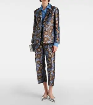 Max Mara Kate Floral Jacquard Blazer