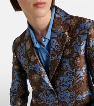 Max Mara Kate Floral Jacquard Blazer
