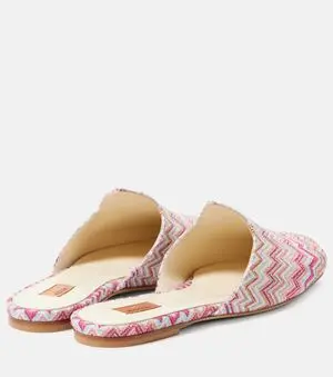 Missoni Zigzag Mules - Pink