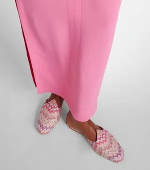 Missoni Zigzag Mules - Pink