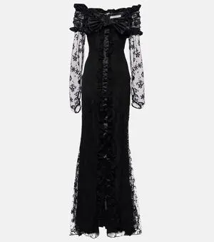 Alessandra Rich Criss-cross Dresses