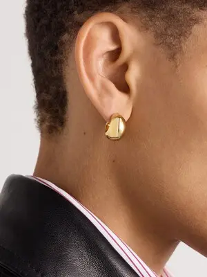 Lié Studio The Simone -plated Hoop Earrings