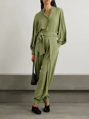Loro Piana Sheryl Silk-crepe Blouse