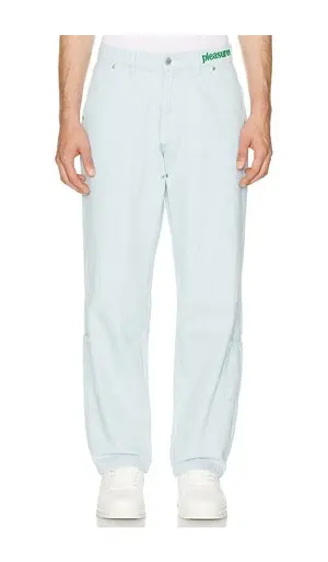 PLEASURES Ultra Work Jeans In Blue