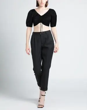 Pinko Crop Top In Cotton And Polyester