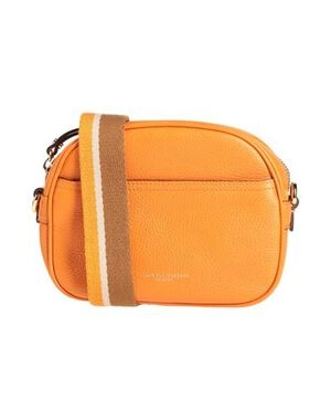 GIANNI CHIARINI Leather Camera Crossbody Bag - Orange
