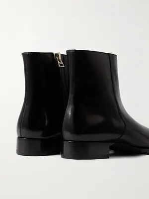 TOM FORD Elkan Leather Chelsea Boots - Black