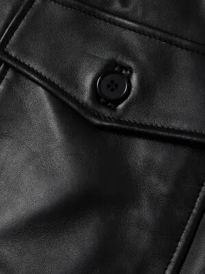 Officine Générale Gianni Leather Bomber Jacket