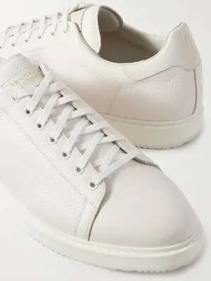 Brunello Cucinelli Full-grain Leather Sneakers