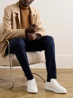 Brunello Cucinelli Full-grain Leather Sneakers