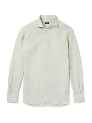 Zegna Button Down Shirts For Men
