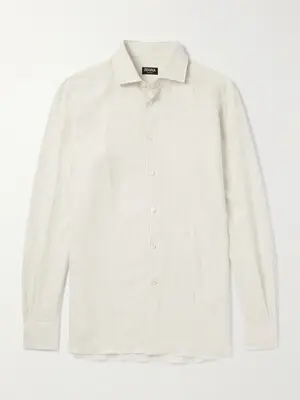 Men's Striped Linen Shirts