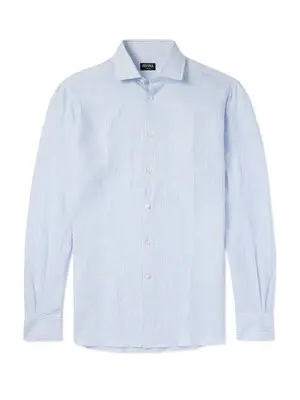 Men's Striped Linen Shirts