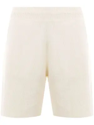 Golden Goose Lionel Striped Shorts - White