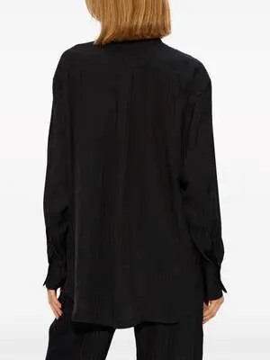 Victoria Beckham Monogram-pattern Button-down Shirt