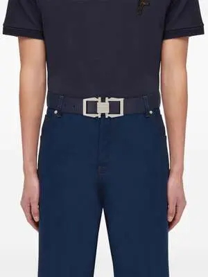FERRAGAMO Reversible Gancini Leather Belt