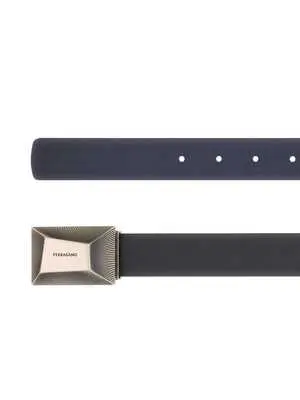FERRAGAMO Reversible Leather Belt