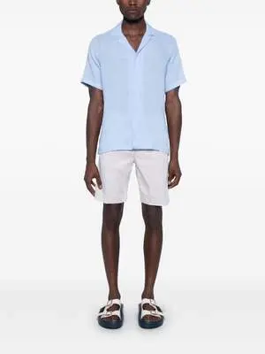 Orlebar Brown Linen Short-sleeved Shirt