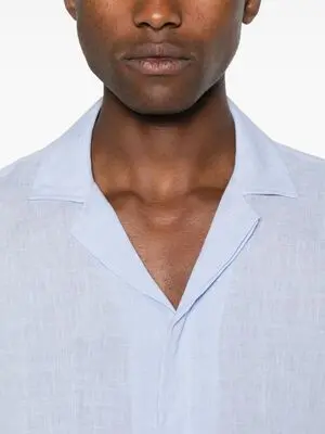 Orlebar Brown Linen Short-sleeved Shirt