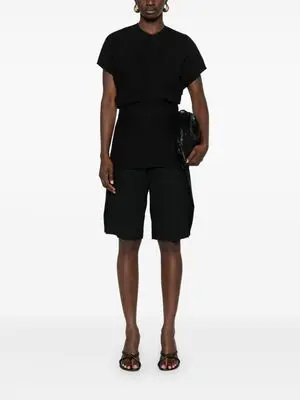 TOTEME Leteri Textured Blouse - Black
