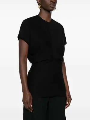 TOTEME Leteri Textured Blouse - Black