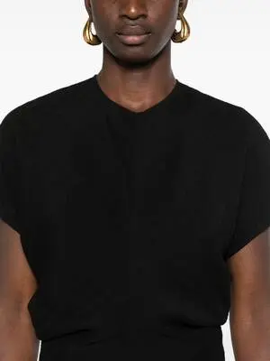 TOTEME Leteri Textured Blouse - Black