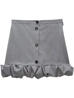 MSGM Ruffled Mini Skirt