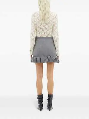 MSGM Ruffled Mini Skirt